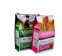 China Custom Printed Laminated Flat Bottom Pet Food Packaging Bag with Resealable Zipper 20-200 Micron for sale