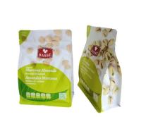 China Custom Printed Block Bottom Stand Up Pouch Aluminum Foil Laminated Food Grade Dry Fruit Packaging Bags 20-200 Micron for sale