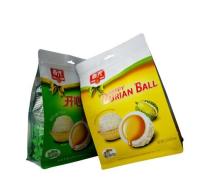 China Custom Printed Block Bottom Stand Up Pouch Aluminum Foil Laminated Food Grade Dry Fruit Packaging Bags 20-200 Micron for sale
