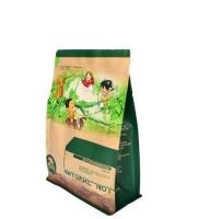 China Custom Printed Block Bottom Stand Up Pouch Aluminum Foil Laminated Food Grade Dry Fruit Packaging Bags 20-200 Micron for sale