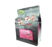 China Custom Printed Block Bottom Stand Up Pouch Aluminum Foil Laminated Food Grade Dry Fruit Packaging Bags 20-200 Micron for sale