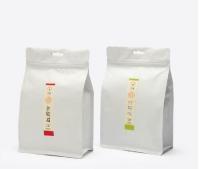 China Biodegradable Heat Seal Custom Print Aluminum Foil Plastic Empty Green Tea Bag with Hole 100x70mm for sale