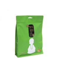 China Food Grade Flat Bottom Resealable Custom Printed Beef Jerky Packaging Bag 20-200 Micron for sale