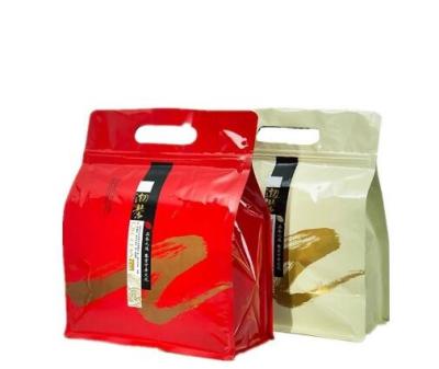 China High Quality Flat Rectangular Bottom Zipper Top Custom Printing Factory Compound Plastic Bag Eco-Friendly for sale