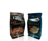 China Custom Printed Aluminum Foil Zipper Bags with Gusset 20-200 Micron Thickness for sale
