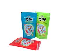 China Custom Printed Foil Fishing Bait Doypack Resealable Zipper Bag 20-200 Micron Thickness for sale
