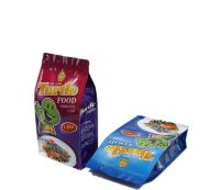 China Custom Printed PET Fish Feed Bags with Resealable Zipper 20-200 Micron Thickness for sale
