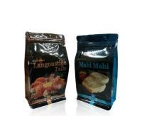China Custom Printed Square Bottom Food Grade Bags 20-200 Micron for Black Peppercorns for sale