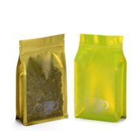 China Custom Aluminum Foil Stand Up Pouch with Zipper for Herbal Tea Food Packaging 100pcs for sale