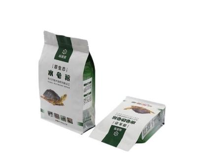 China Laminated Material Flexible Packaging Side Gusset Custom Printed Animal Tortoise Feed Bag for sale