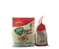China Custom Laminated Flat Bottom Zip Lock Food Packaging Bags for Snack Jujube 20-200 Micron for sale