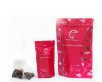 China Custom Resealable Aluminum Foil Stand Up Pouch for Green Tea Packaging 10000 Pieces MOQ for sale