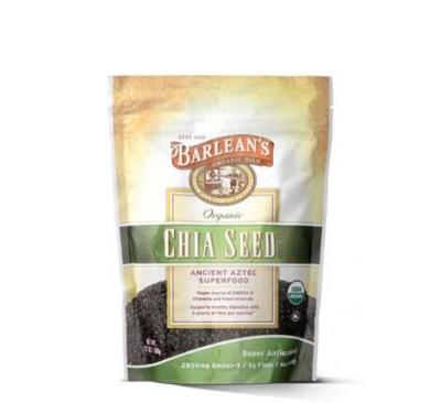 China Custom Standing Up Moisture-Proof Custom Printed Resealable Zip Lock Chia Seed Plastic Packaging Bag for sale