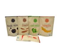 China Food Grade Stand Up Aluminum Foil Zipper Bags Custom Size 20-200 Micron Reclosable Pouches for sale