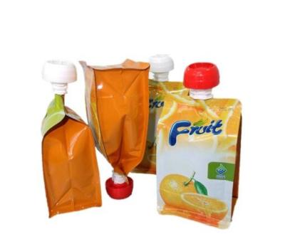 China Custom Size Food Grade Spout Pouch 100% Virgin Material Plastic Bags 20-200 Micron for sale