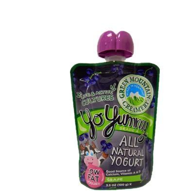 China Biodegradable Stand Up Pouch with Spout for Juice Custom Size 200micron Food Grade Packaging for sale