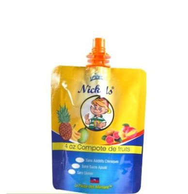 China Stand Up Excellent quality professional design plastic juice spout bag for sale