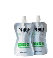 China Custom Food Grade Stand Up Aluminium Foil Spout Bag for Fruit Juice 200ml to 2000ml for sale