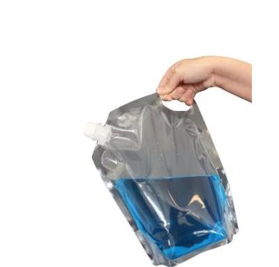 China Clear Liquid Packing Stand Up Waterproof compound leakage proof milk storage spout bag for sale