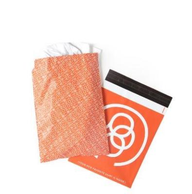 China Custom Printed LDPE HDPE Plastic Mailing Bags for Clothing 20-200 Micron Thickness for sale