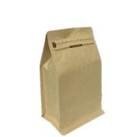 China Kraft Paper Stand Up Pouch with Clear Window and Zipper Custom Size Food Grade Eco Friendly Packaging for sale