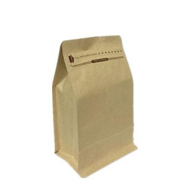 China Kraft Paper Stand Up Pouch with Clear Window and Zipper Custom Size Food Grade Eco Friendly Packaging for sale