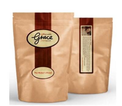 China Custom Printed Kraft Paper Stand Up Pouches with Resealable Zipper 9 Colors for sale