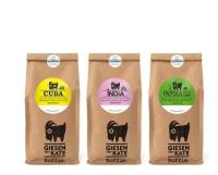 China Custom Stand Up Kraft Paper Bag for Coffee Tea Packaging with Zipper 10000 Pieces MOQ for sale