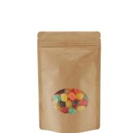 China Food Grade Kraft Paper Aluminum Foil Side Gusset Bags 10000 Pieces Heat Seal Coffee Packaging for sale