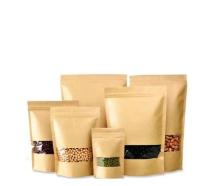 China Custom Printed Kraft Paper Coffee Bags with Valve 9 Color Eco Friendly Packaging for sale