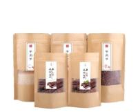 China Custom Printed Kraft Paper Stand Up Pouch with Zipper and Window 10000 Pieces MOQ for sale