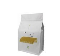 China Custom Food Grade Kraft Paper Stand Up Pouch with Side Gusset 10000pcs MOQ for sale