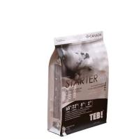 China Quad Sealed Aluminium Foil Pet Food Bag with Resealable Zipper Custom Size 20-200 Micron for sale