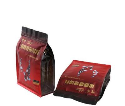 China Custom Printed Square Bottom Pet Food Plastic Packaging Bag 20-200 Micron Thickness for sale