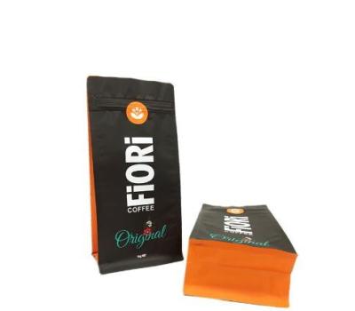 China Custom Printed Aluminum Foil Stand Up Pouch with Side Gusset for Coffee Packaging 10000pcs MOQ for sale