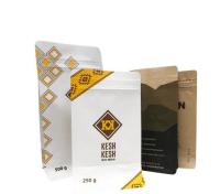 China Custom Food Grade Resealable Zipper Aluminium Foil Lined Flexible Packaging Coffee Bags 10000pcs MOQ for sale