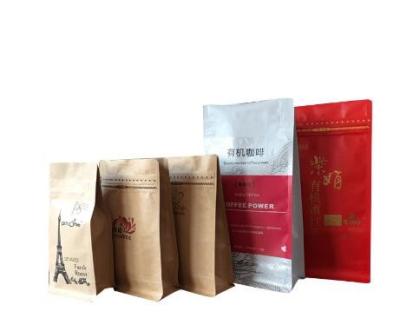 China Aluminum Foil Stand Up Zipper Pouch with Valve Custom Size 20-200 Micron Coffee Bag for sale