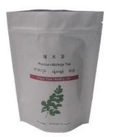 China Custom Printed Matte Aluminum Foil Tea Packaging Bags with Zipper 10000 Pieces MOQ for sale