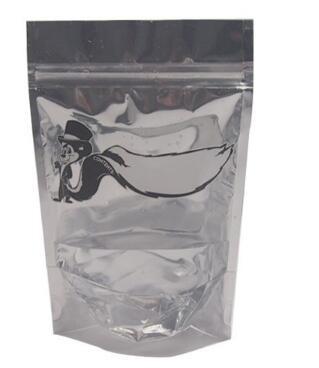China Custom Clear Aluminum Foil Stand Up Mylar Bags with Zipper Food Packaging 20-200 Micron for sale