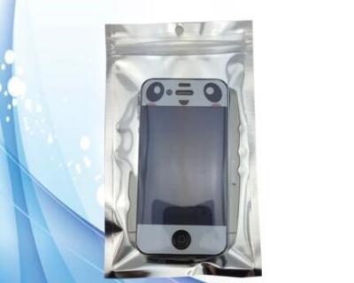 China Custom Printed Clear Window Aluminum Foil Plastic Bag for Cell Phone Case Packaging 10000 Pcs MOQ for sale
