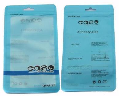 China Custom Printed Zipper Pouch Plastic Bags for Phone Case Packaging 0.02-0.2mm Thickness for sale
