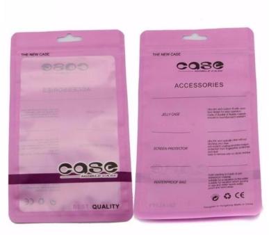 China Custom Printed OPP Zipper Plastic Packaging Bags 20-200 Micron for Phone Case Accessories for sale