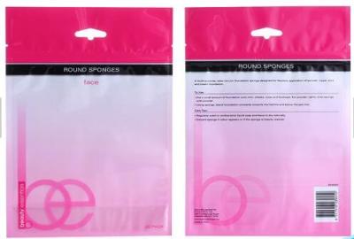 China Custom OPP Ziplock Plastic Cosmetic Packaging Bags for Powder and Brush Packing 20-200 Micron for sale