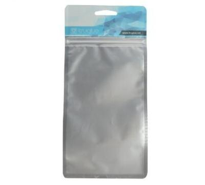 China Color printing plastic Aluminum Foil k Plastic bag with header for Makeup Sponge packing for sale