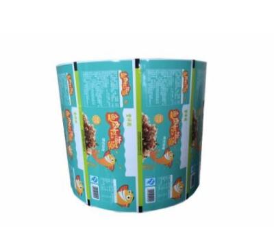 China Custom Printed Plastic Food Packaging Film Roll OPP CPP Aluminum Foil for Cake Bread Candy Coffee for sale