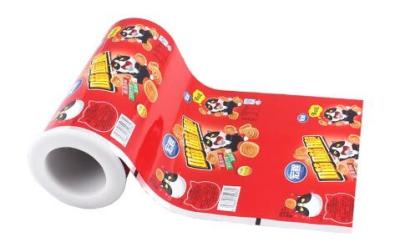 China High Quality Custom Logo Printing PE Plastic Bag Rolls for food for sale