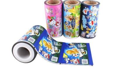 China laminated plastic printing food grade flexible packaging film roll for sale