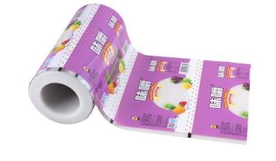 China Custom Printed Food Packaging Bags PE Plastic Film Rolls 20-200 Micron Thickness for sale