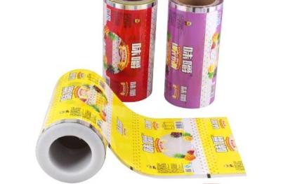 China Custom PET Foil Food Packaging Film Roll 20-200 Micron Printed Laminated for Snack for sale