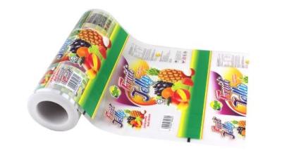 China Custom Printed Food Wrapping Plastic Roll Film PE/PET 20-200 Micron OEM for sale